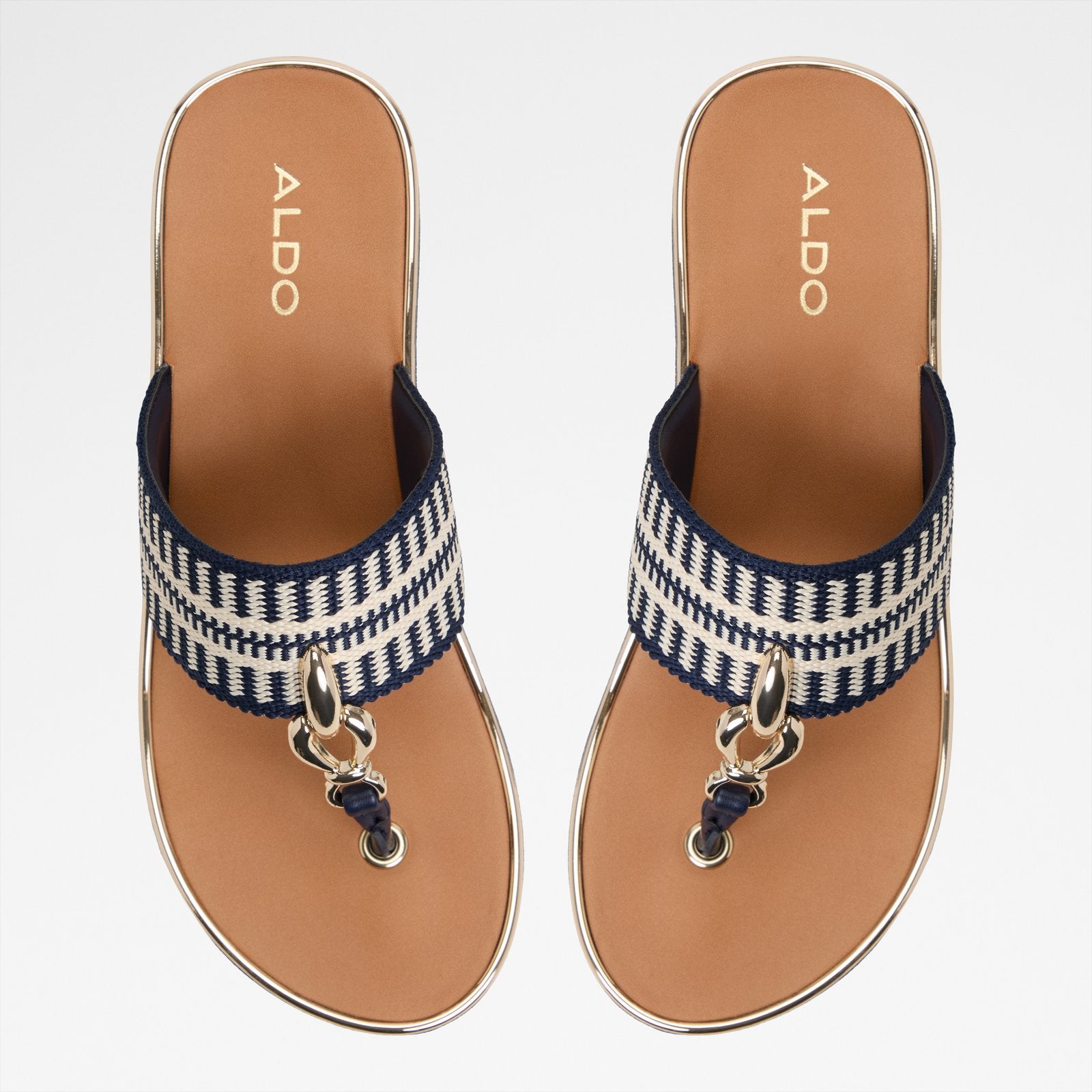 Penelopy - Women's Navy Platform Sandals – ALDO Shoes UK