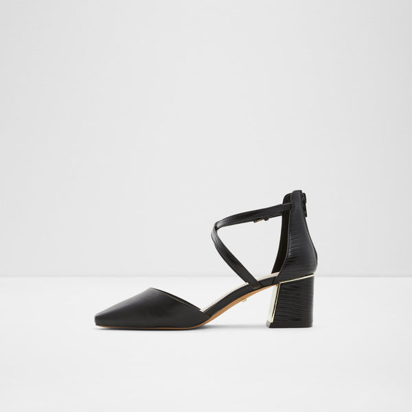 Aldo Women's Block Heeled Shoes Grarwen (Black) – ALDO Shoes UK