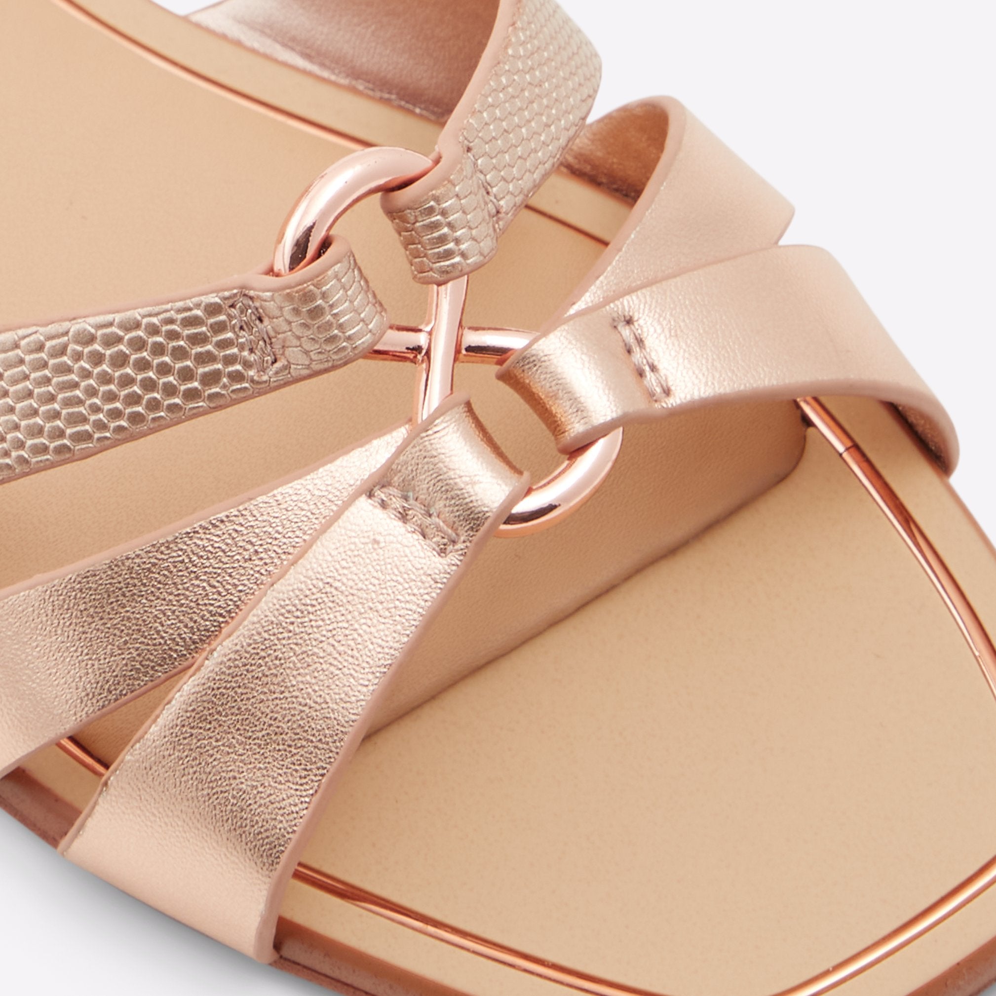 Aldo Women's Flat Sandal Marassi (Rose Gold) – ALDO UK