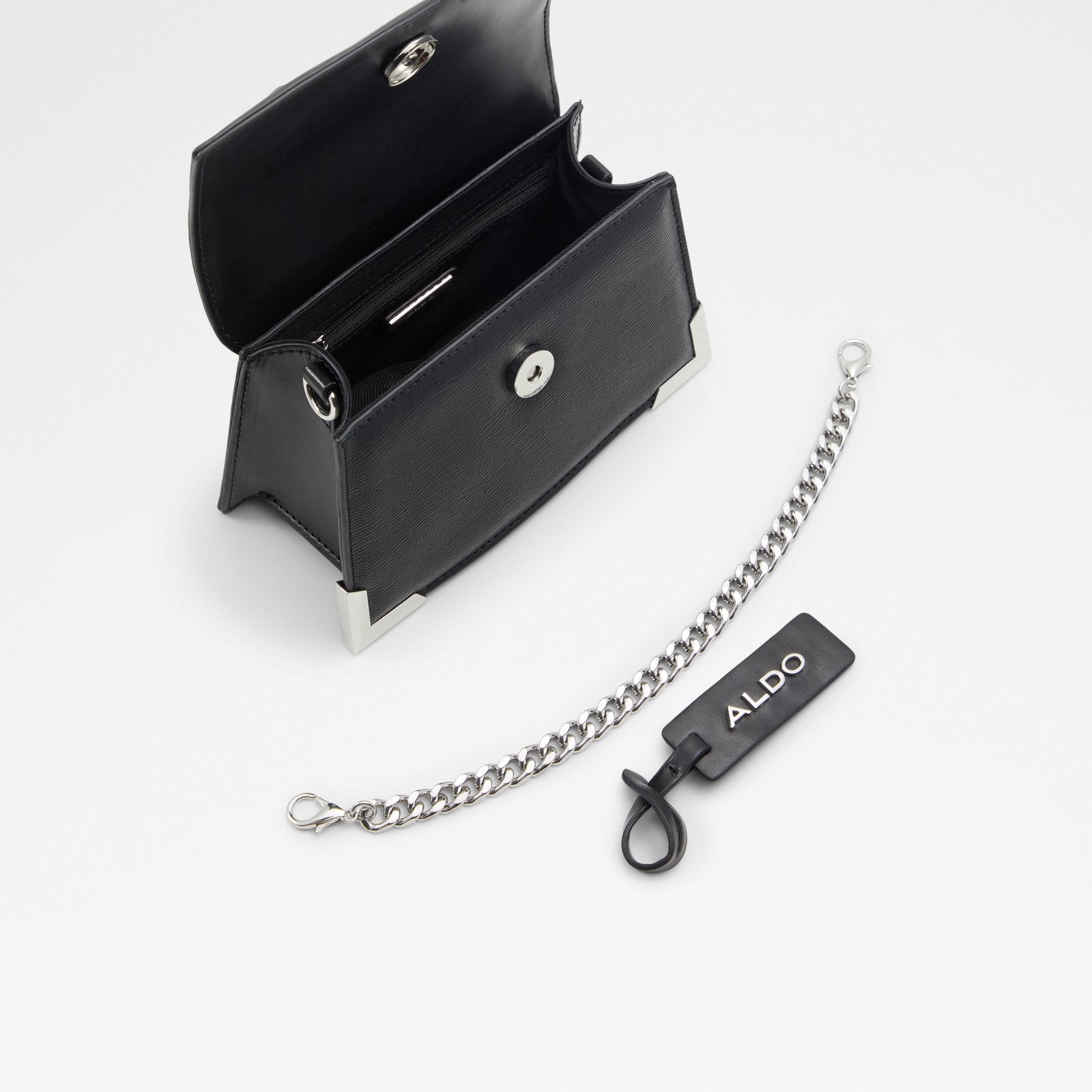 Aldo Women's Top Handle Bag Pythonia (Black) – ALDO UK