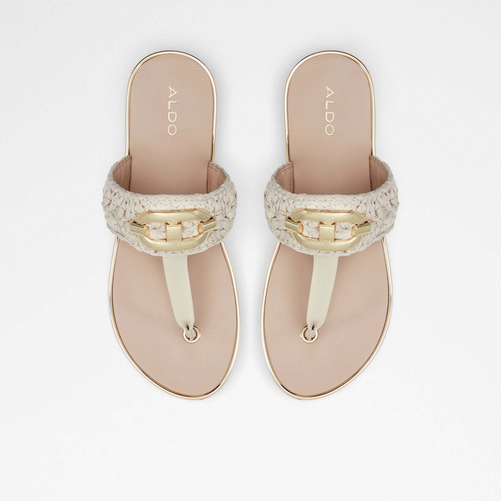 Aldo Women's Beach Sandal Searene (Light Beige) – ALDO Shoes UK