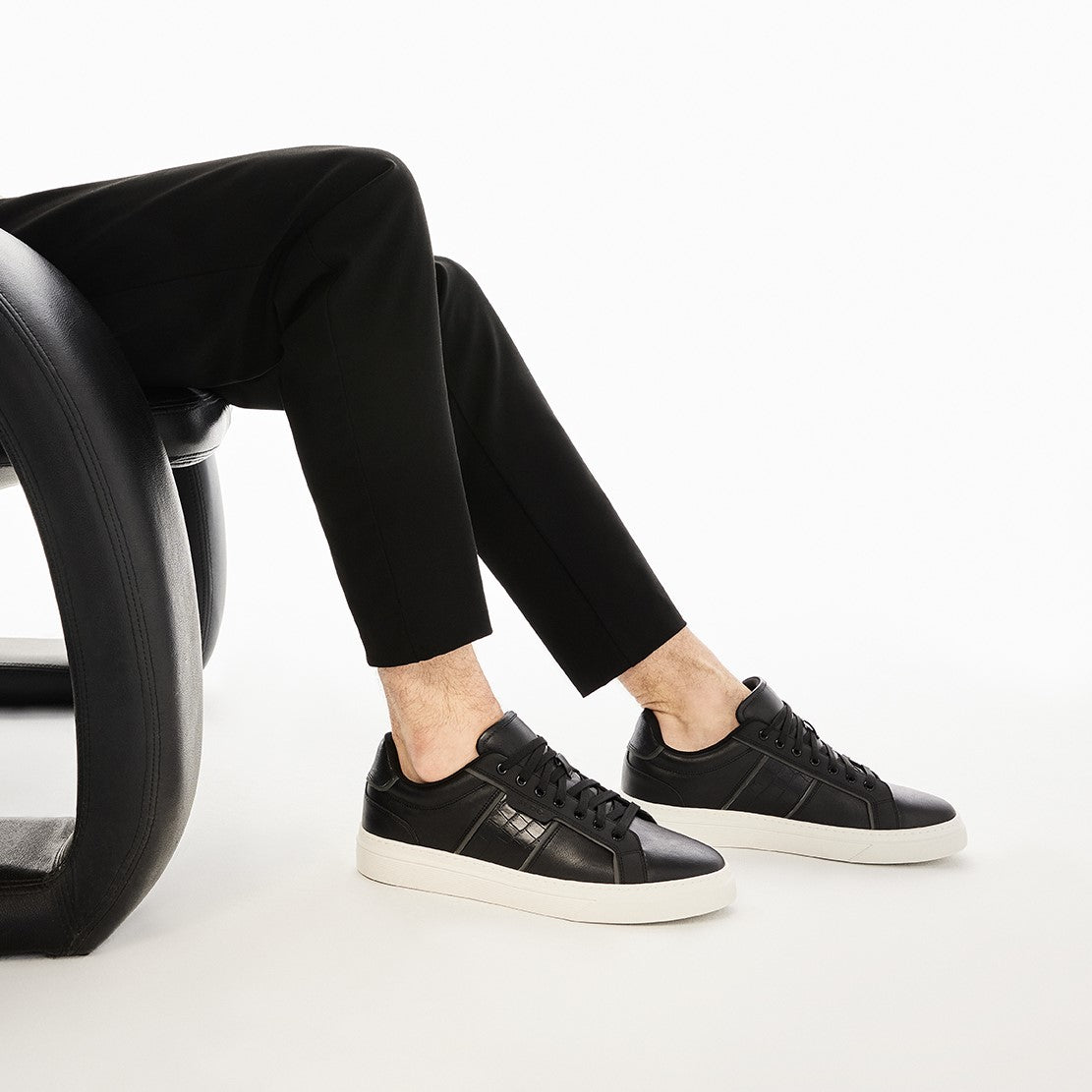 Aldo Men's Pillow Walk Comfortable Low Top Trainers Courtline (Black ...